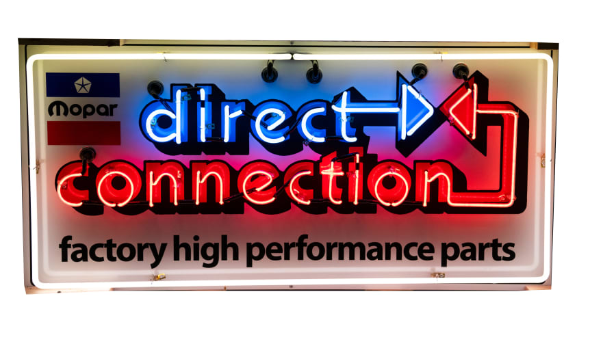 Direct Connection MoPar Single-Sided Neon Sign for Sale at Auction ...