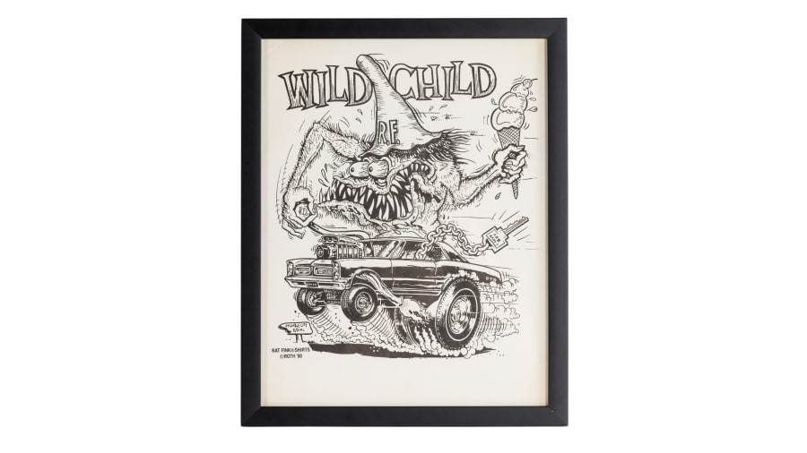 "Wild Child" Original Ed "Big Daddy" Roth Framed Poster for Sale at ...