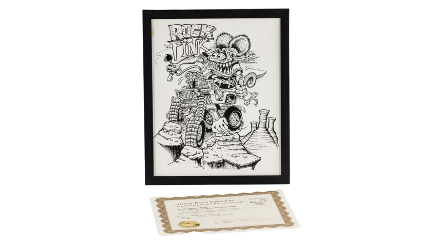 "Rock Fink" Original Ed "Big Daddy" Roth Framed Poster for Sale at ...