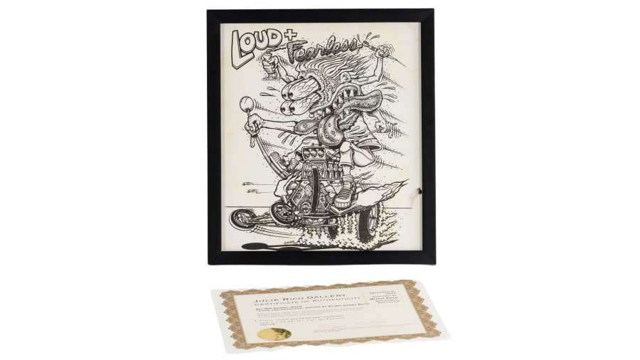 "Loud and Fearless" Original Ed "Big Daddy" Roth Framed Poster for Sale ...