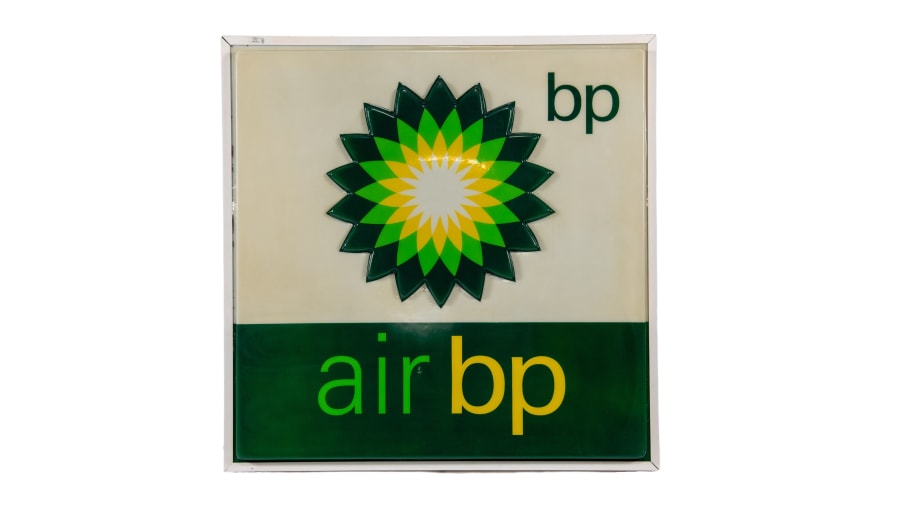 BP Single-Sided Plastic Face Light-Up Sign for Sale at Auction - Mecum ...
