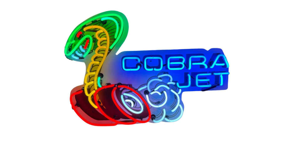 Cobra Jet Single-Sided Neon Sign for Sale at Auction - Mecum Auctions