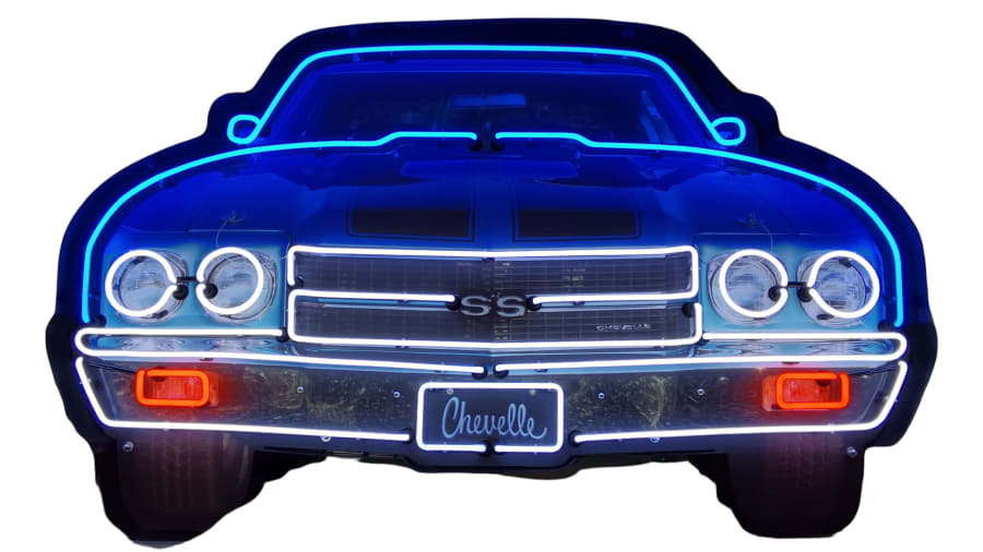 Chevelle Grille Single-Sided Neon Sign for Sale at Auction - Mecum Auctions