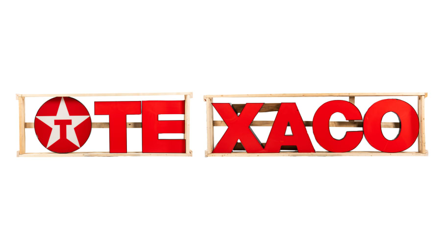 Texaco Single-Sided Plastic Letters for Sale at Auction - Mecum Auctions