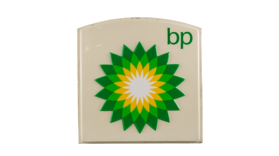 BP Single-Sided Embossed Plastic Sign Face for Sale at Auction - Mecum ...