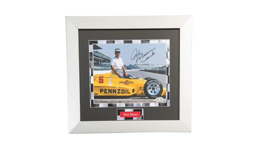 Rick Mears Autographed Racing Photograph for Sale at Auction - Mecum ...