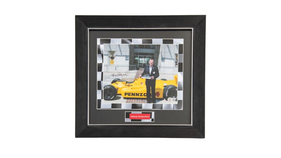 Johnny Rutherford Autographed Racing Photograph for Sale at Auction ...