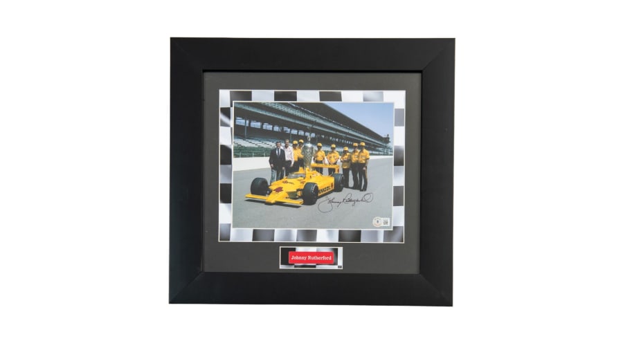 Johnny Rutherford Autographed Racing Photograph for Sale at Auction ...