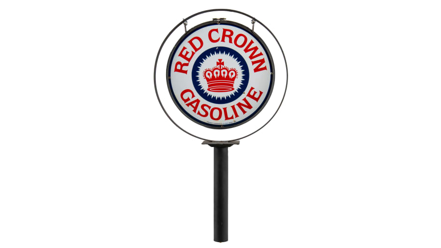 Red Crown Double-Sided Porcelain Sign for Sale at Auction - Mecum Auctions