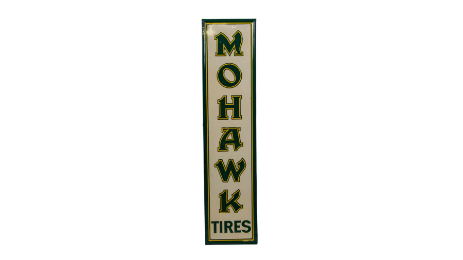 Mohawk Tires Single-Sided Embossed Tin Sign for Sale at Auction - Mecum ...
