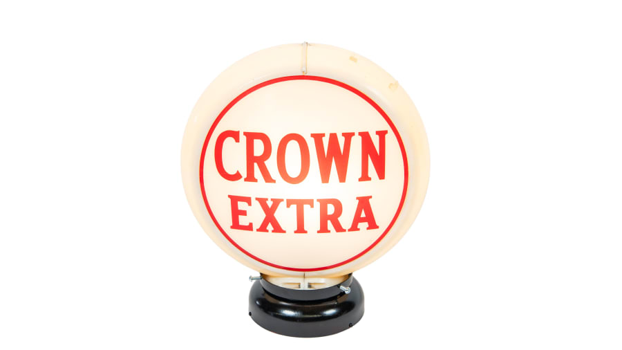 Crown Extra Gas Pump Globe for Sale at Auction - Mecum Auctions
