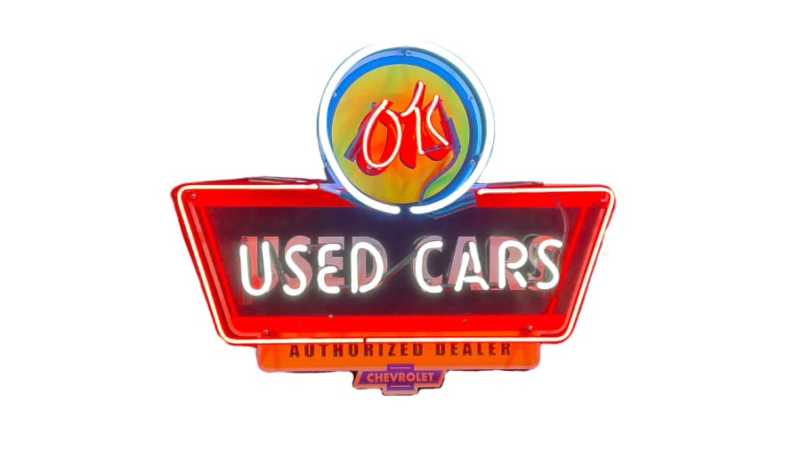 OK Used Cars Single-Sided Neon Sign for Sale at Auction - Mecum Auctions