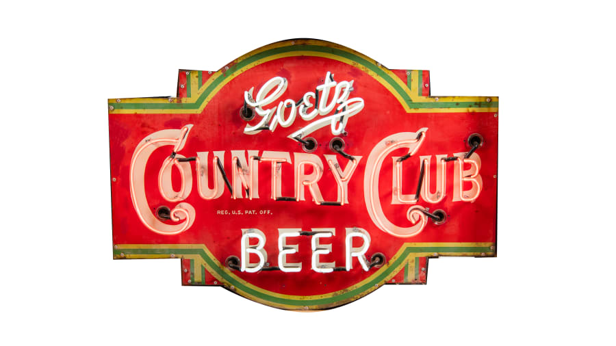 Goetz Beer Single-Sided Porcelain Neon Sign for Sale at Auction - Mecum ...