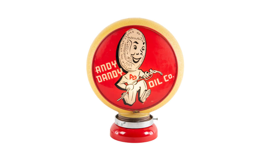 Andy Dandy Gas Pump Globe for Sale at Auction - Mecum Auctions