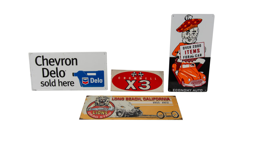 Assorted Single-Sided Signs, Lot of 4 for Sale at Auction - Mecum Auctions