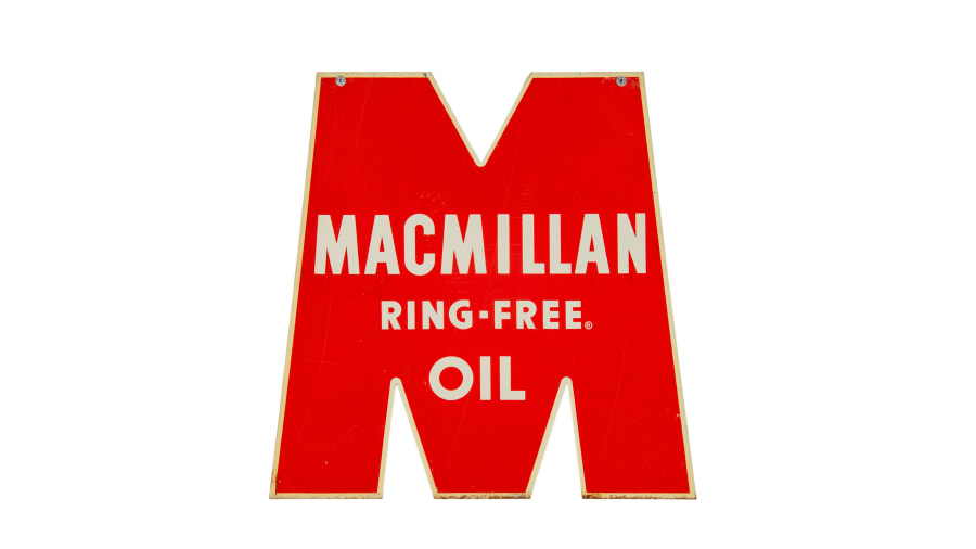 Macmillan Oil Double-Sided Tin Sign for Sale at Auction - Mecum Auctions