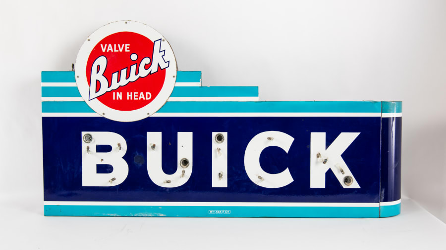 Buick Single-Sided Porcelain Sign for Sale at Auction - Mecum Auctions
