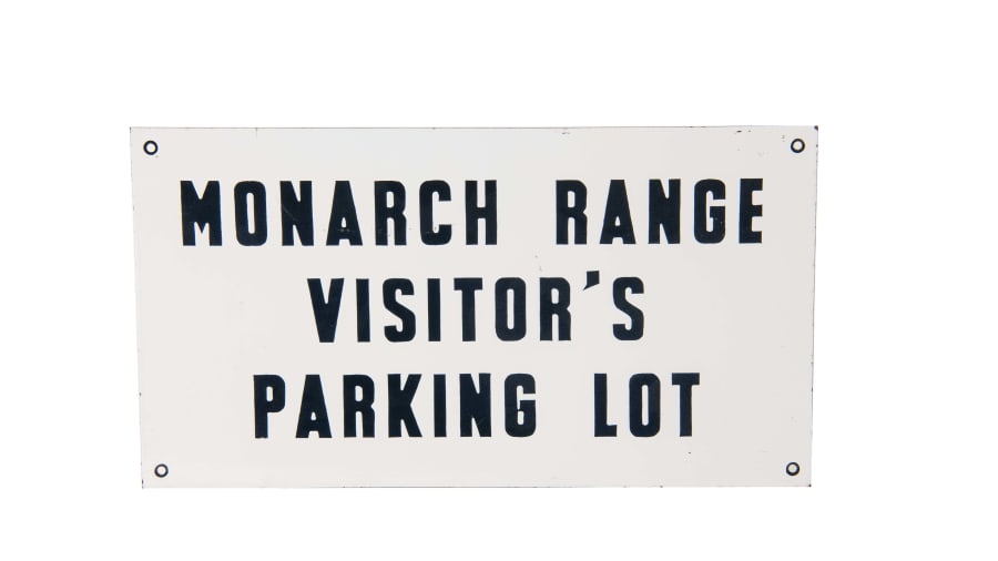 Monarch Range Single-Sided Porcelain Sign for Sale at Auction - Mecum ...