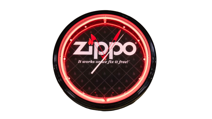 Zippo Neon Clock for Sale at Auction - Mecum Auctions