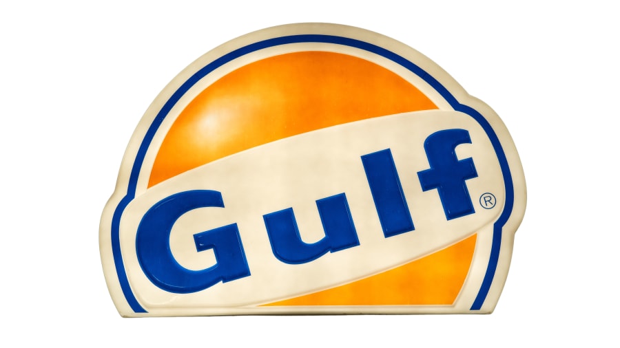 Gulf Single-Sided Lighted Plastic Sign for Sale at Auction - Mecum Auctions