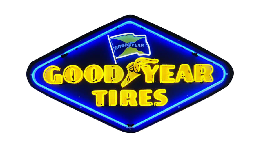 Goodyear Single-Sided Neon Sign for Sale at Auction - Mecum Auctions