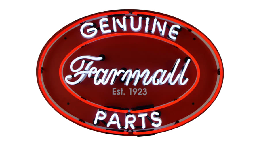 Farmall Single-Sided Neon Sign for Sale at Auction - Mecum Auctions