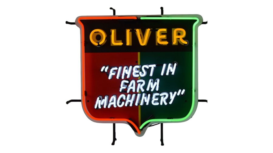 Oliver Single-Sided Neon Sign for Sale at Auction - Mecum Auctions