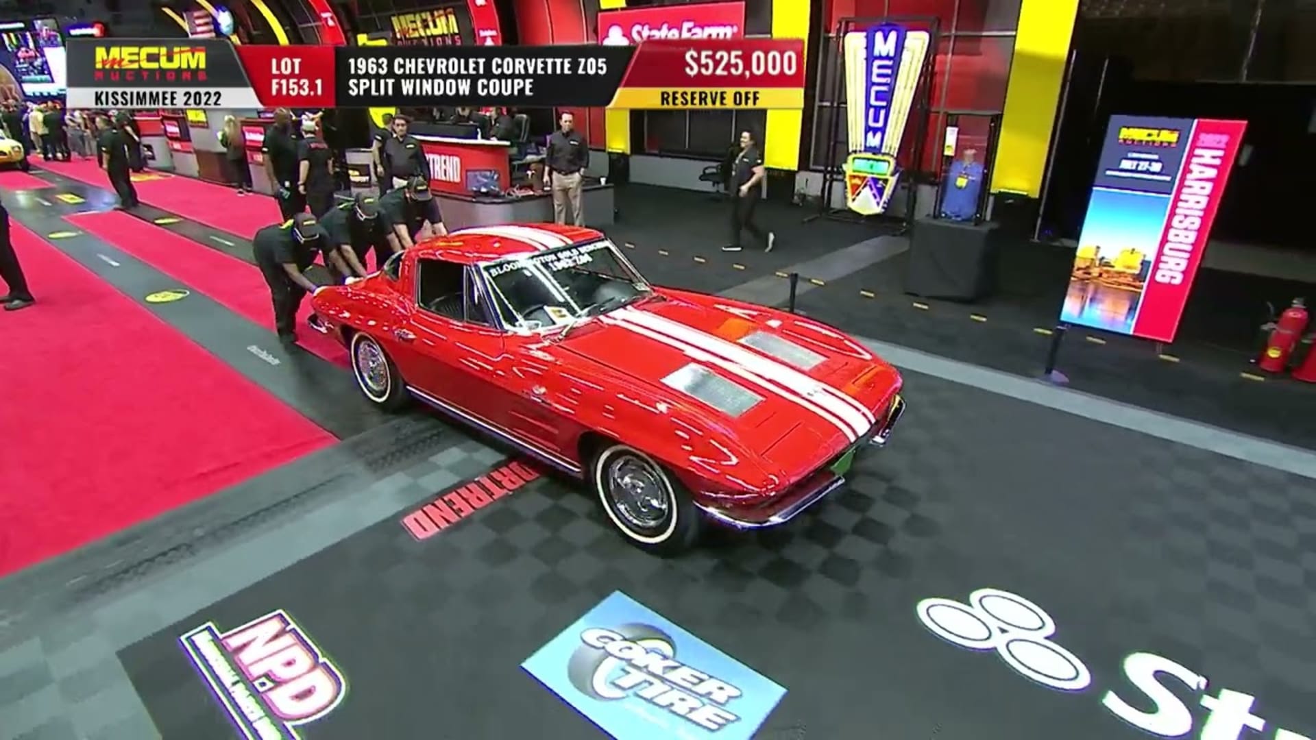 SOLD for $550,000 // 1963 Chevrolet Corvette ZO6 Split Window Coupe ...