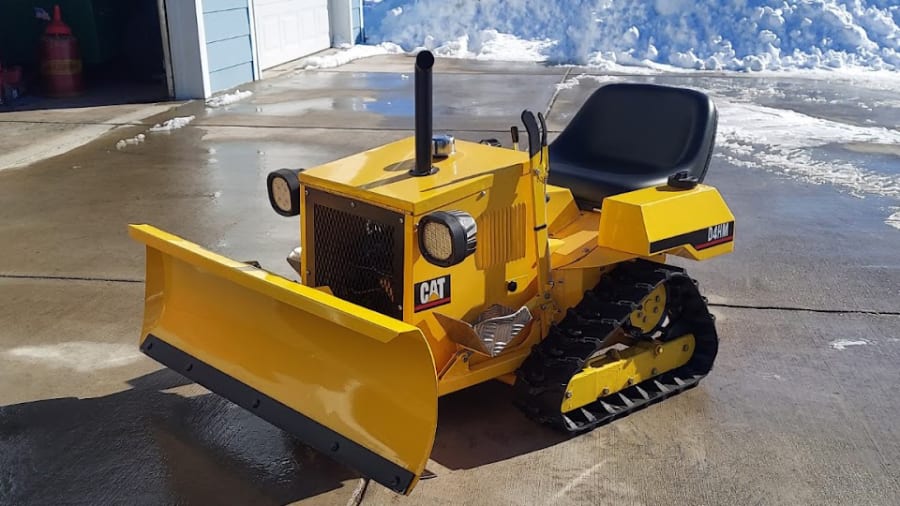 Custom Quarter-Scale Caterpillar D4H Dozer - Mecum Auctions