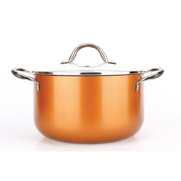 Copper Luxury 10-Piece Copper Cookware Set