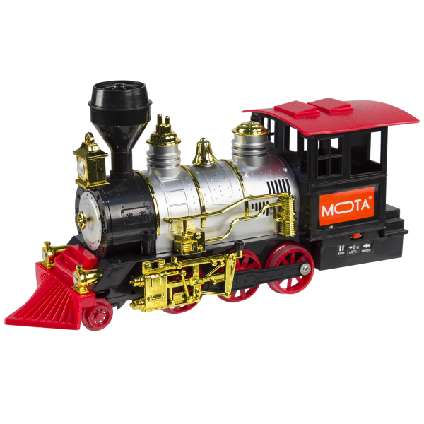 MOTA Holiday Toy Train Set with Smoke & Sounds