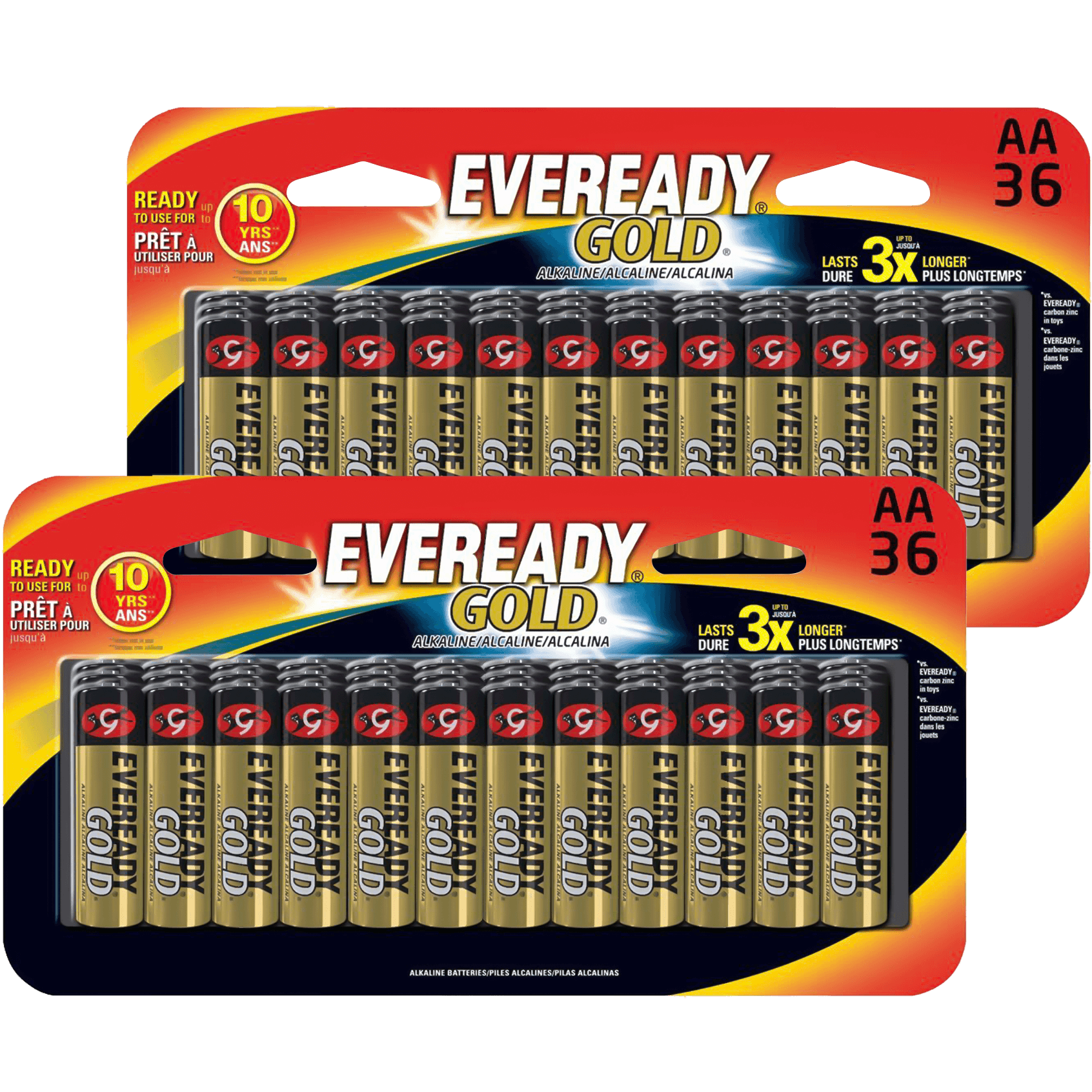 Meh: Eveready Gold AA Alkaline Batteries (72-Pack)