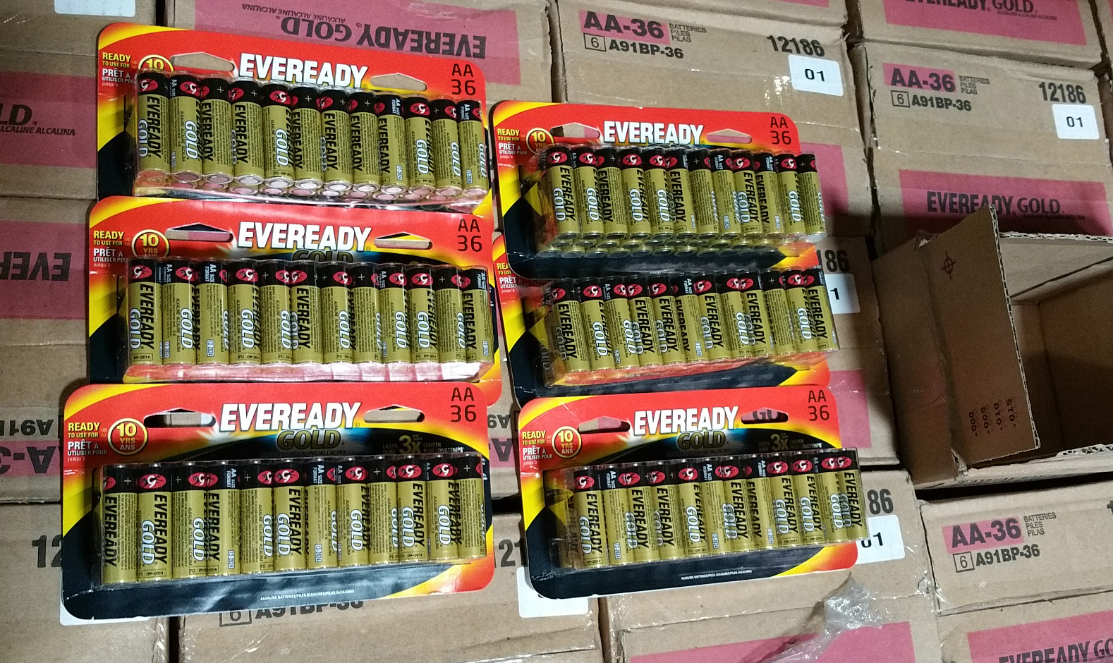 Meh: Eveready Gold AA Alkaline Batteries (72-Pack)