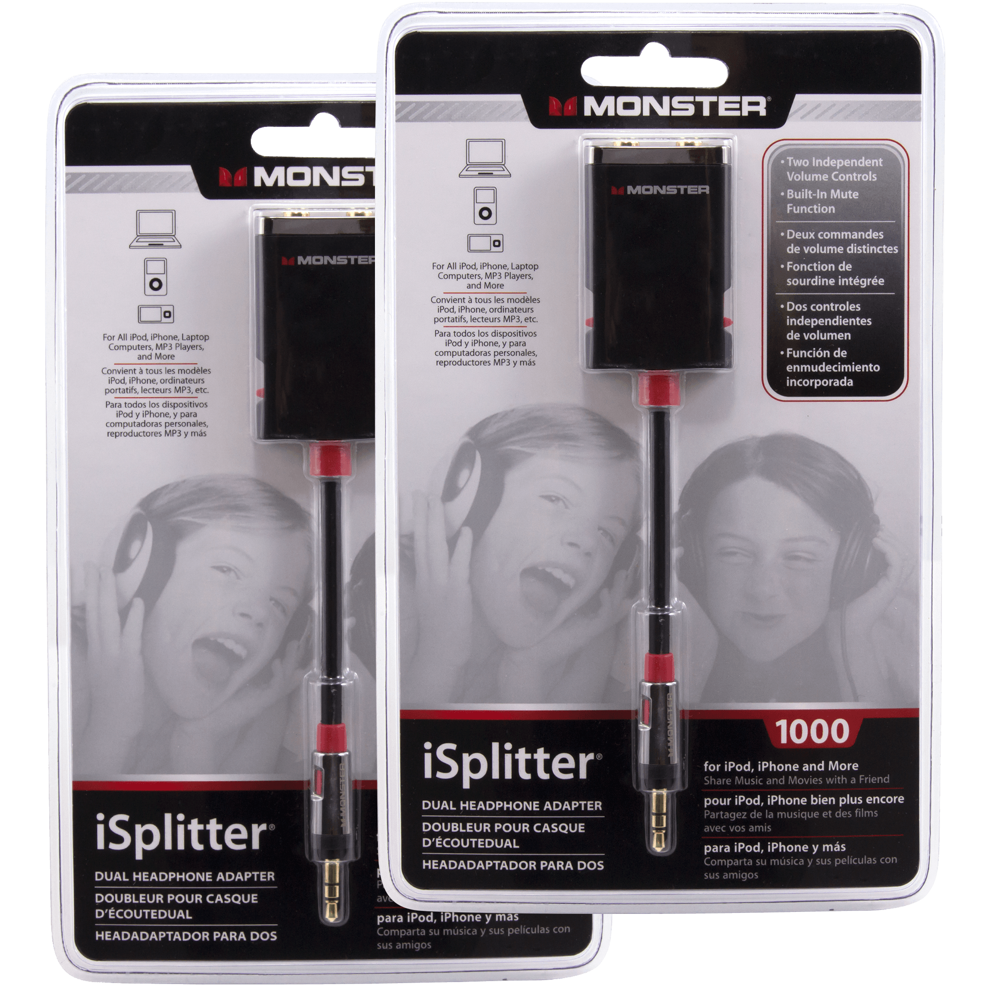 Meh: 2-for-Tuesday: Monster Headphone Splitters with Volume Controls