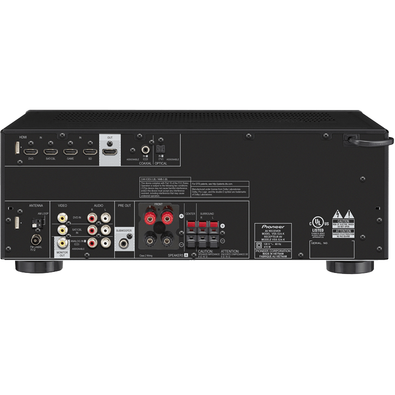 Meh: Pioneer 5.1 Channel AV Receiver with HDMI 2.0