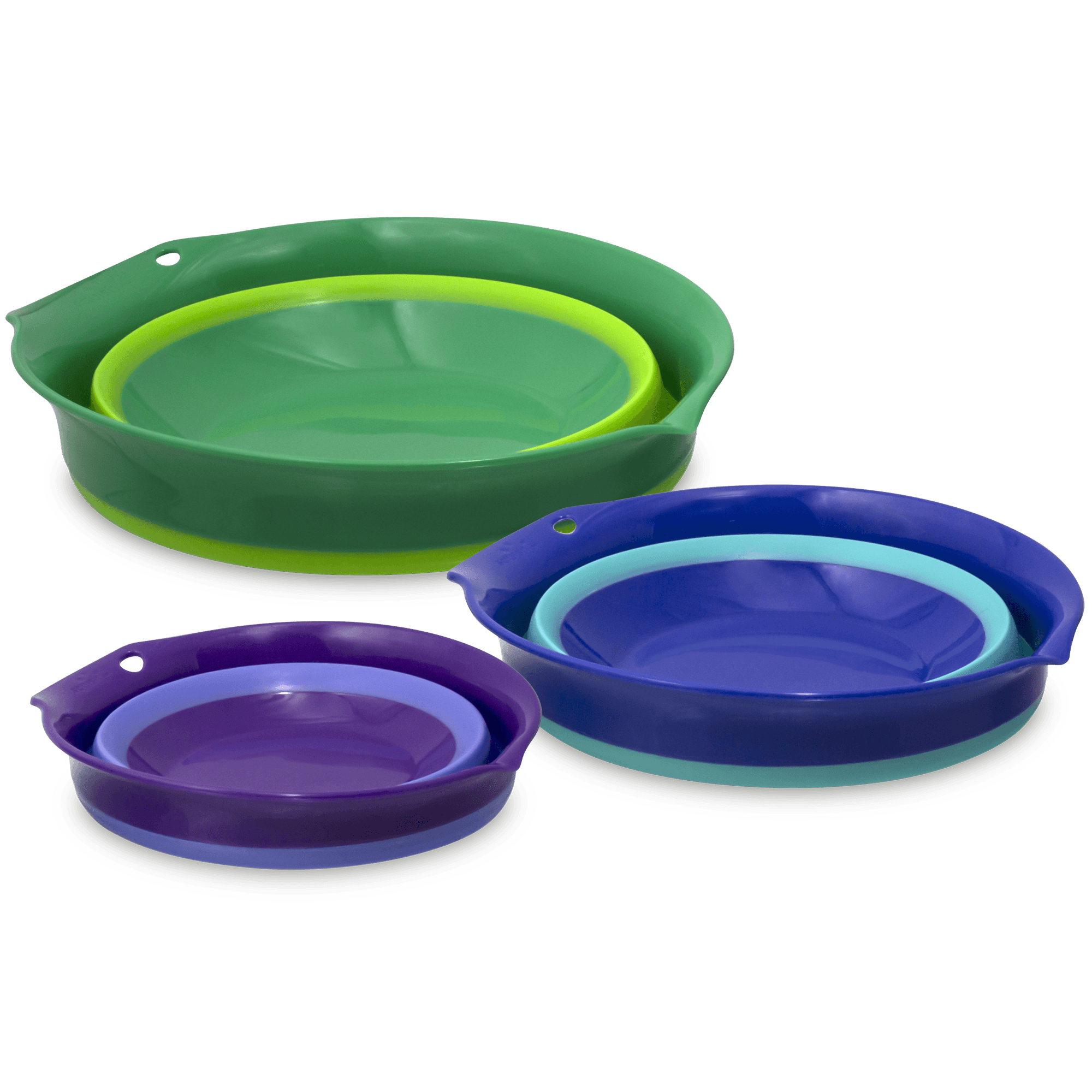 Meh: Squish 3-Piece Collapsible Bowl Set