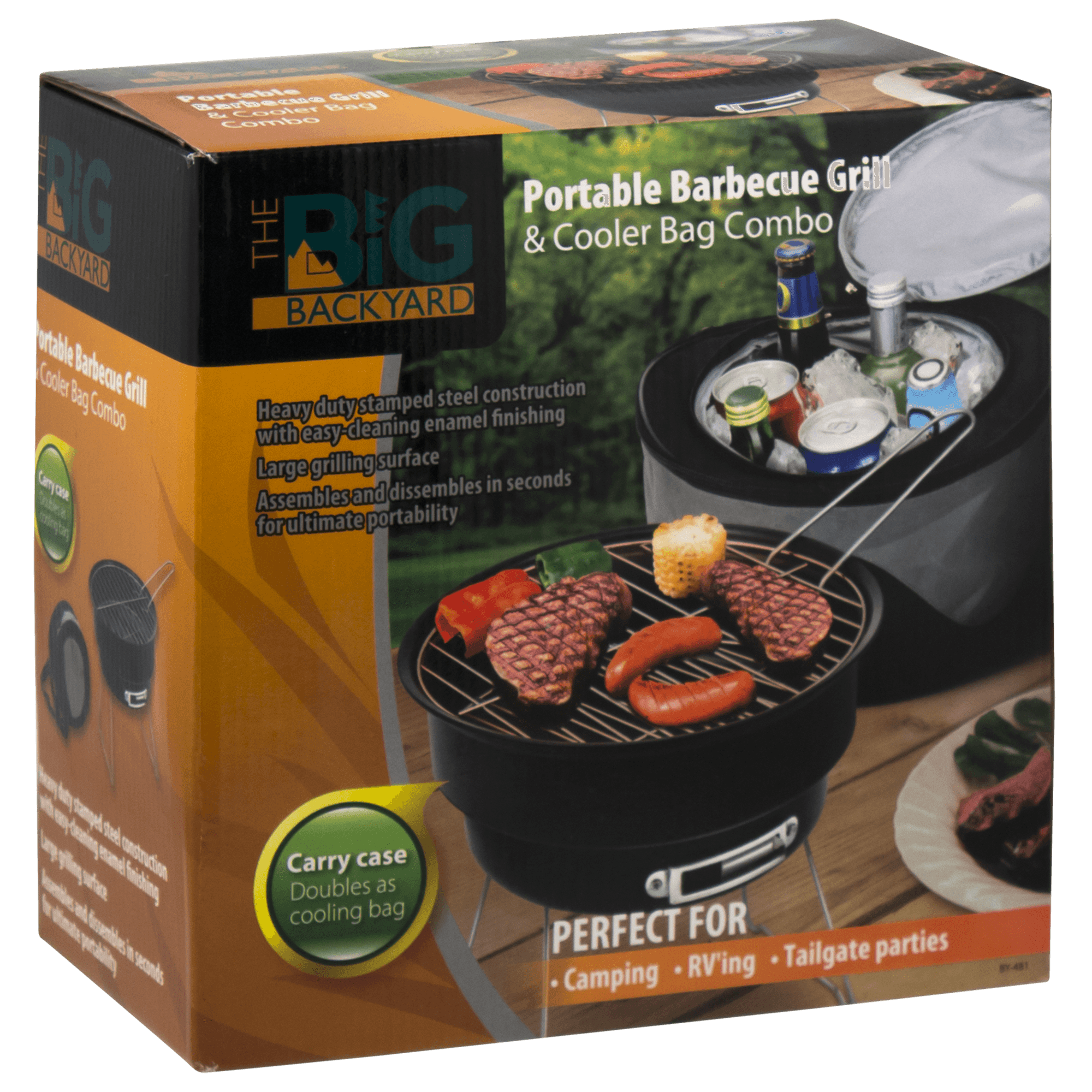 Meh: The Big Backyard Portable Barbecue Grill & Cooler Bag