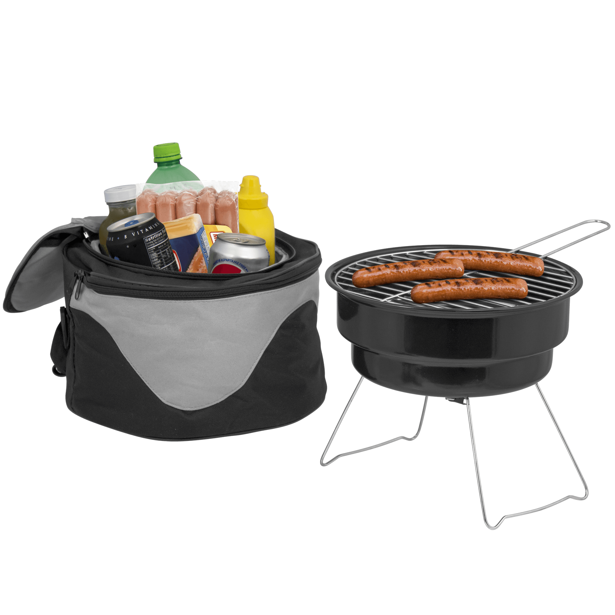 Meh: The Big Backyard Portable Barbecue Grill & Cooler Bag