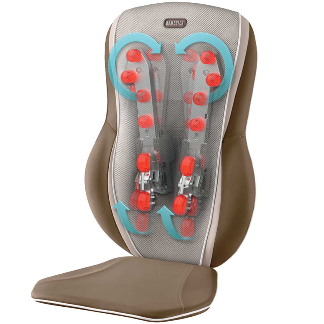 Meh Homedics Triple Shiatsu Pro Massage Cushion With Heat Refurbished