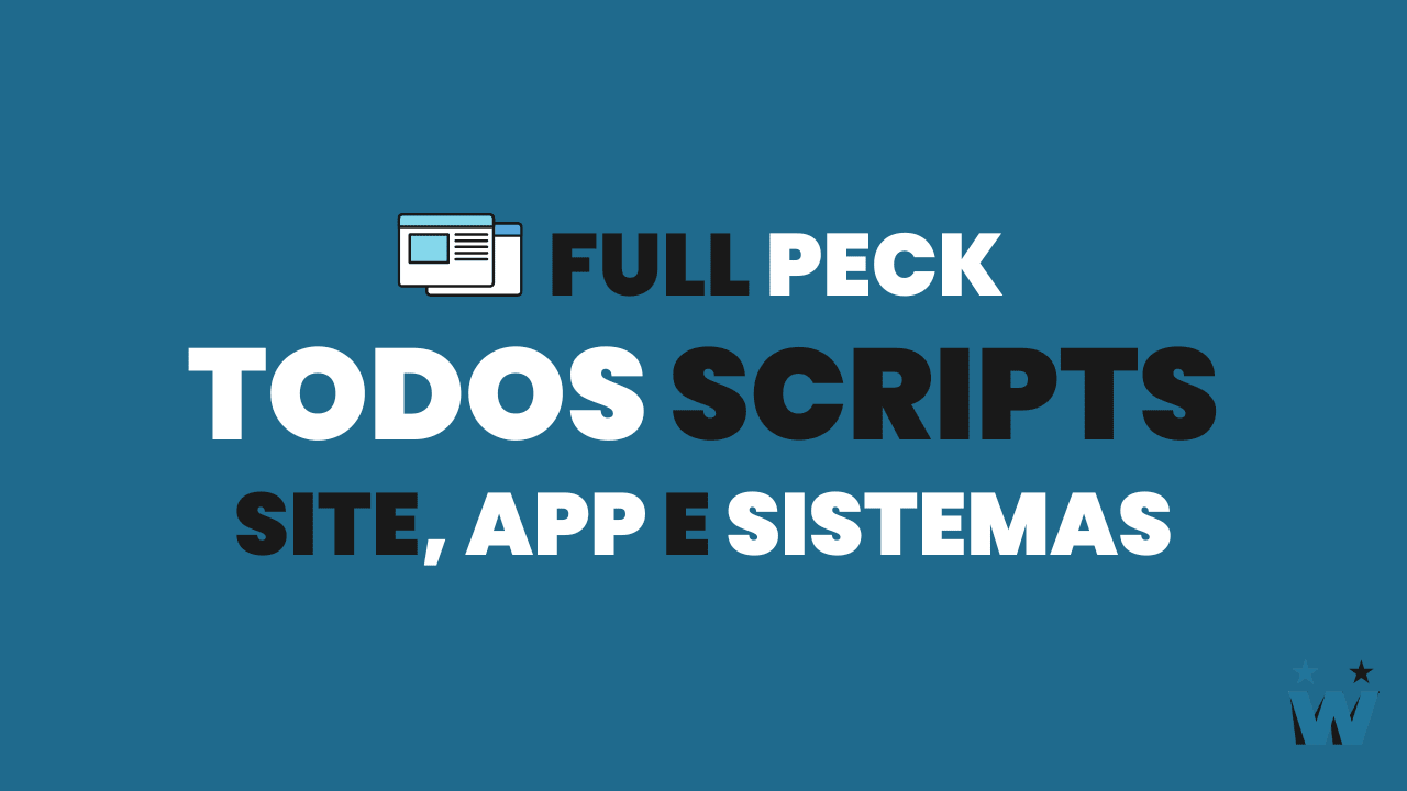 Pacote com todos os script da loja | MercadoWP