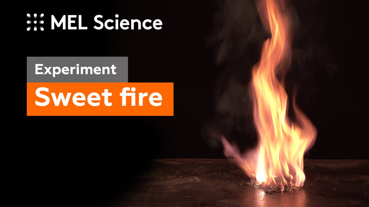 "Sweet fire" experiment | MEL Chemistry