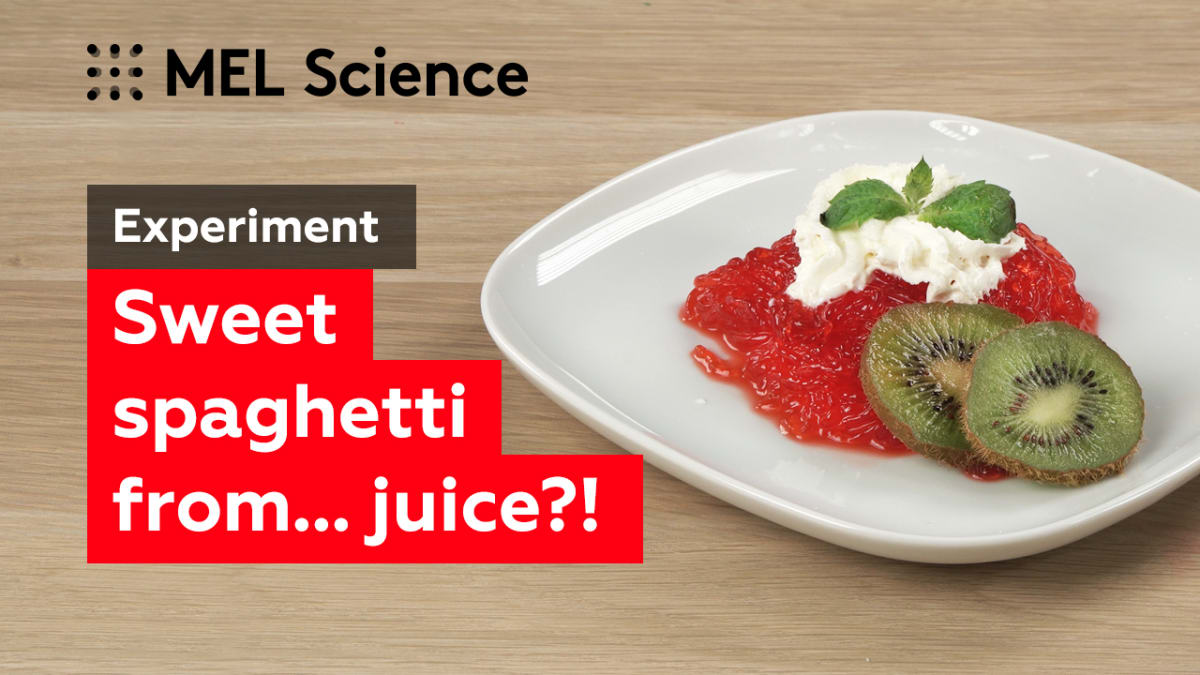 "Secret of molecular gastronomy" experiment (part II) | MEL Chemistry