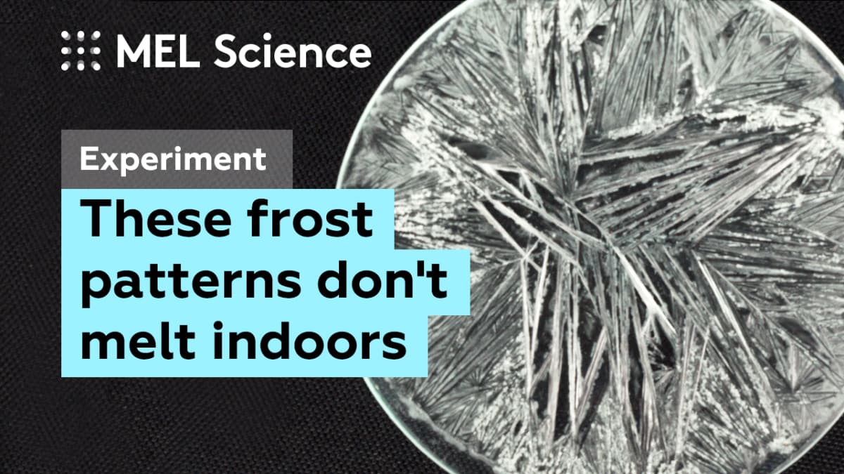 “Frostwork” experiment | MEL Chemistry