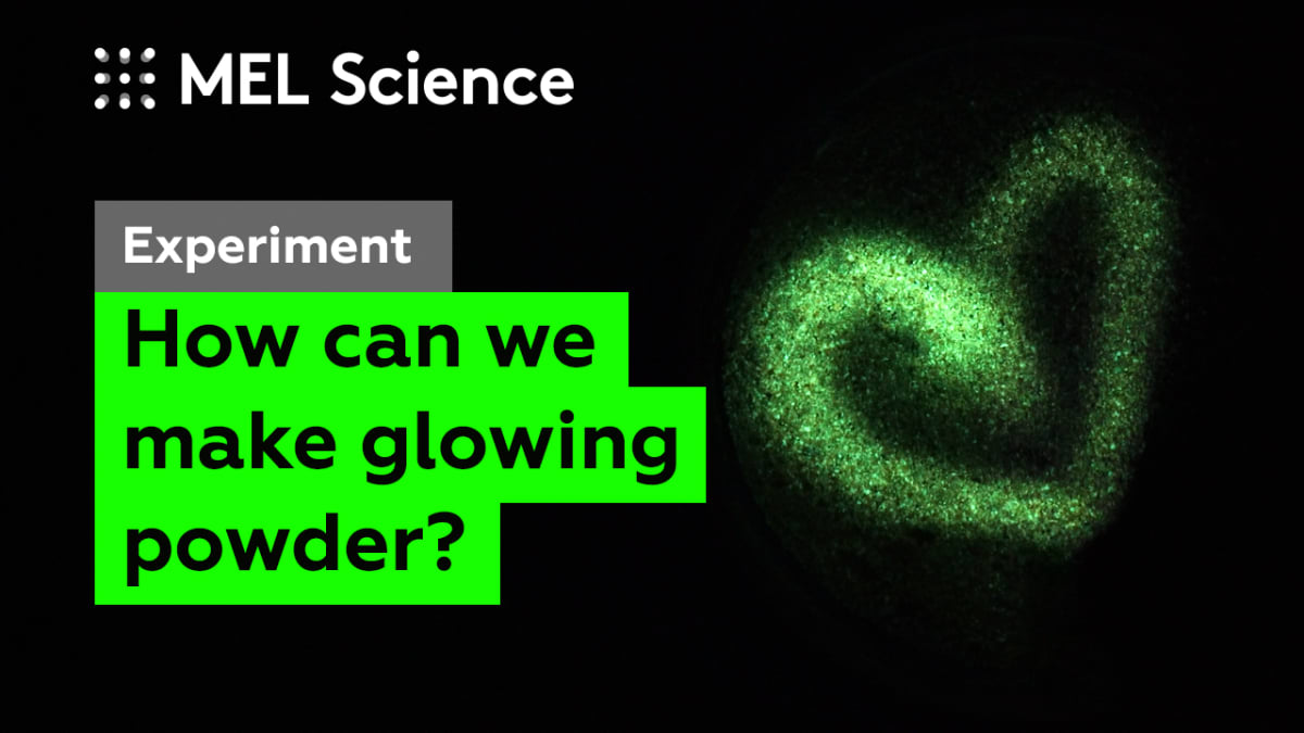 “Homemade luminophore” experiment | MEL Chemistry