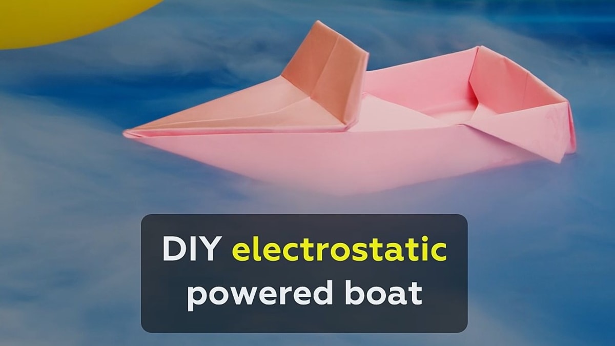 DIY electrostatic powered boat | MEL Chemistry