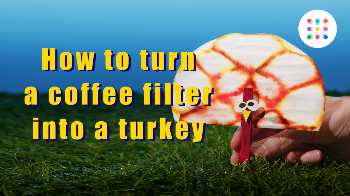 How to turn coffee filter into a "turkey" | MEL Chemistry