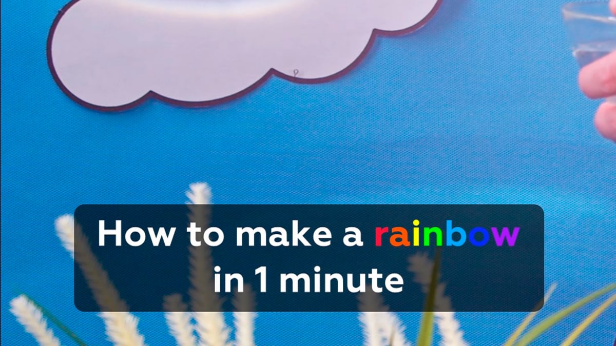 How to make a rainbow in 1 minute | MEL Chemistry