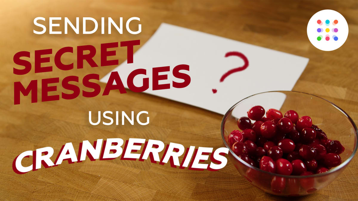 Sending secret messages using cranberries | MEL Chemistry