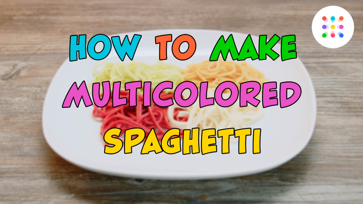 How to make multicolored spaghetti | MEL Chemistry