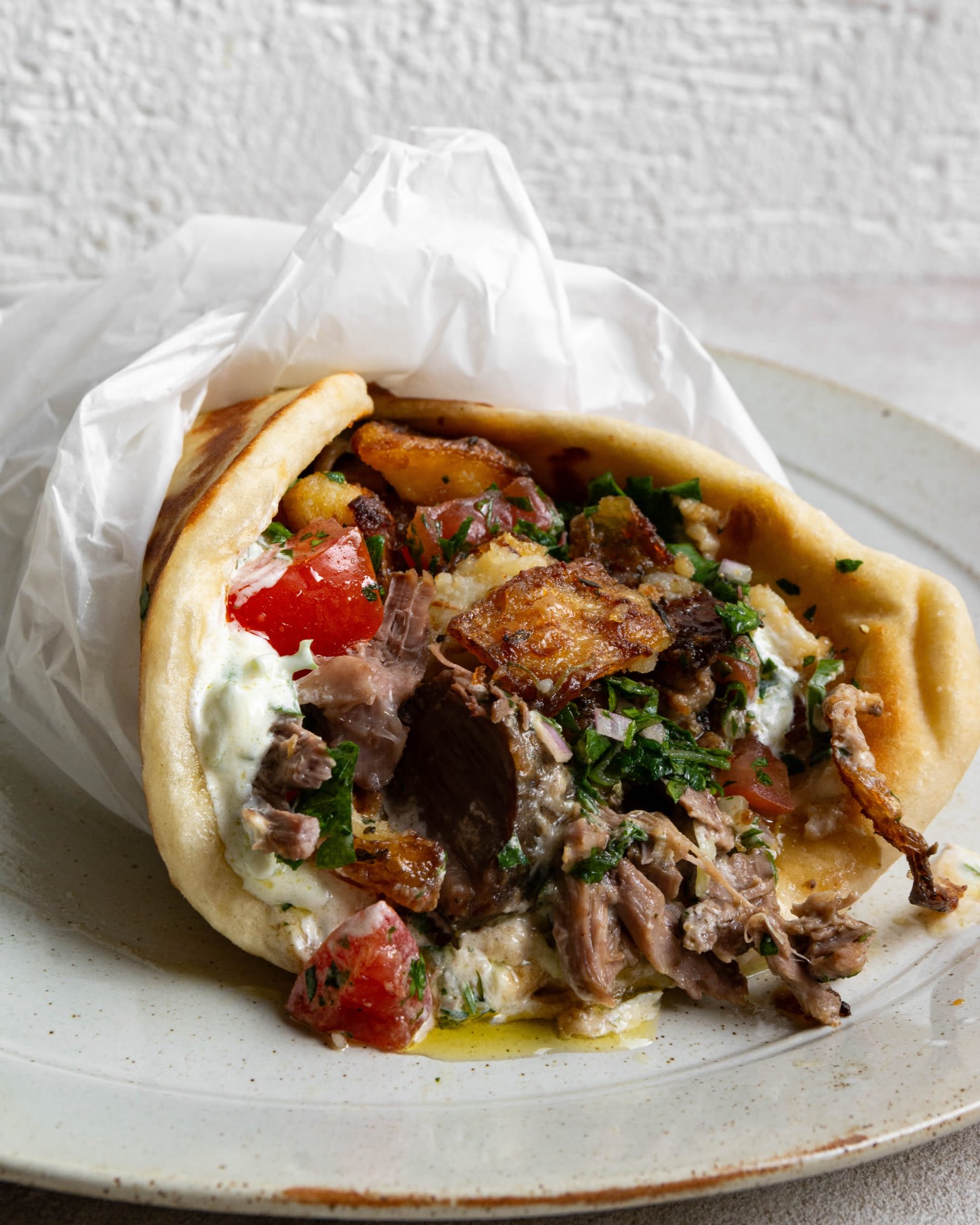 Daen Lia's lamb souvlaki - Melbourne Food and Wine Festival